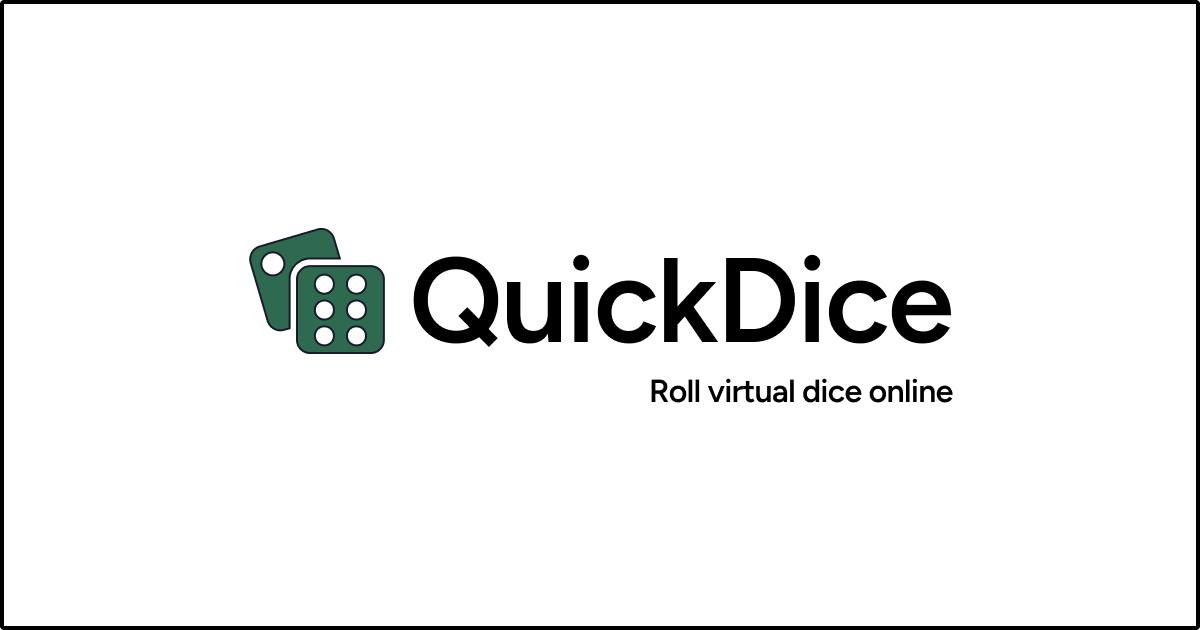 6d20 Dice Roller | Roll 6 20-Sided Dice Online